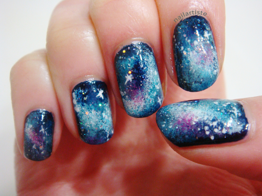 The Nail Artiste: Everything galaxy!