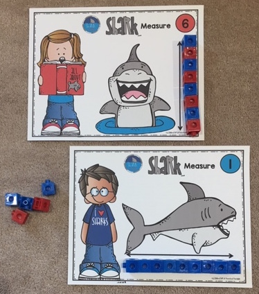 Shark Measuring Mats ~ Preschool Printables