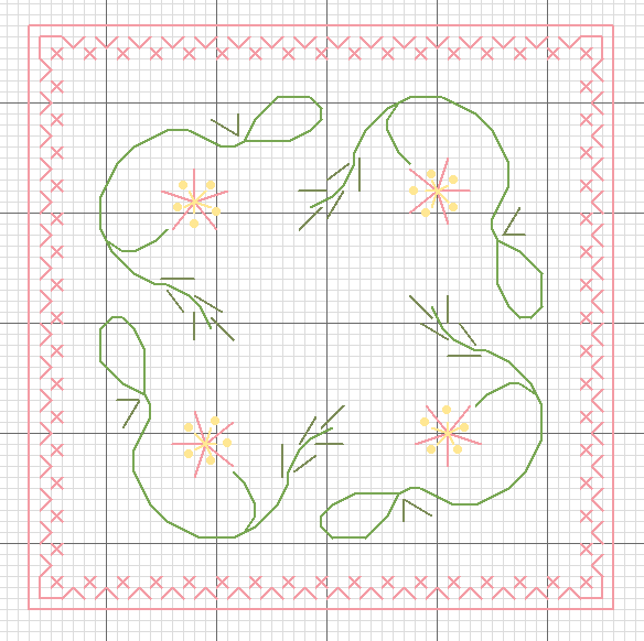 Rainburst Embroidery: Ribbon Embroidery - Briar Rose Pattern
