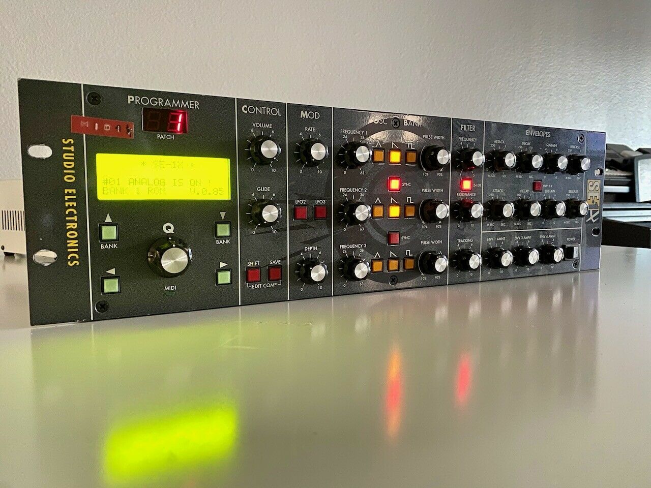 MATRIXSYNTH: Studio Electronics SE-1X Analog Synthesizer SN 3596