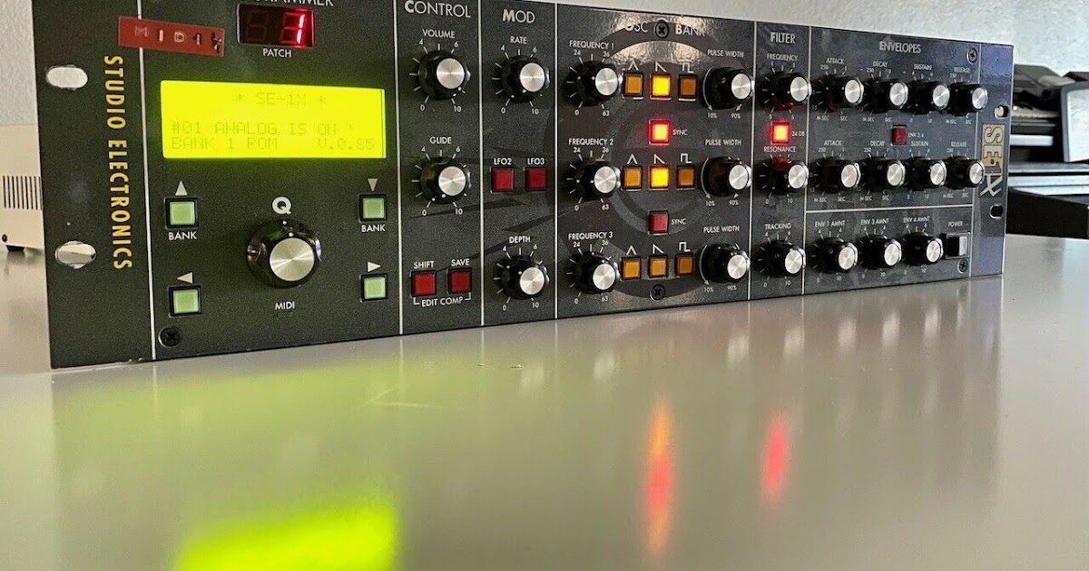 MATRIXSYNTH: Studio Electronics SE-1X Analog Synthesizer SN 3596