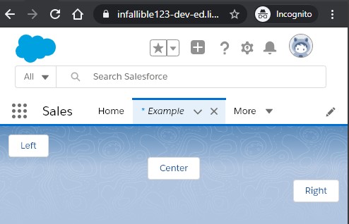 InfallibleTechie: How to align lightning-button in Salesforce LWC?