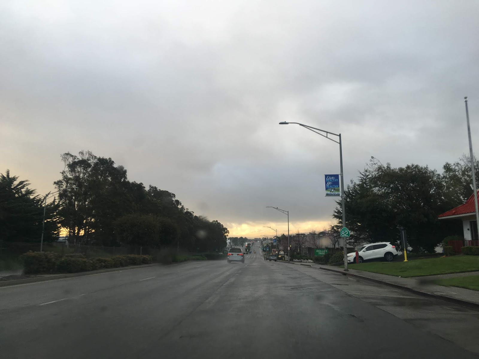 California State Route 82/Old US Route 101 on the El Camino Real from ...