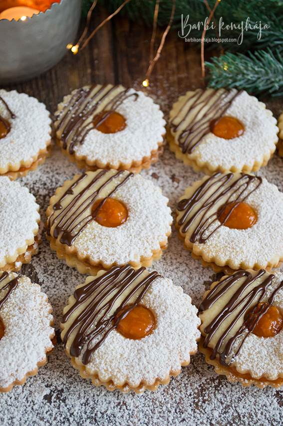 Barbi konyhája: Klasszikus omlós linzerkarika