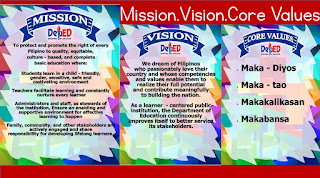 DEPED Mission. Vision. Core Values - Gurong Hero