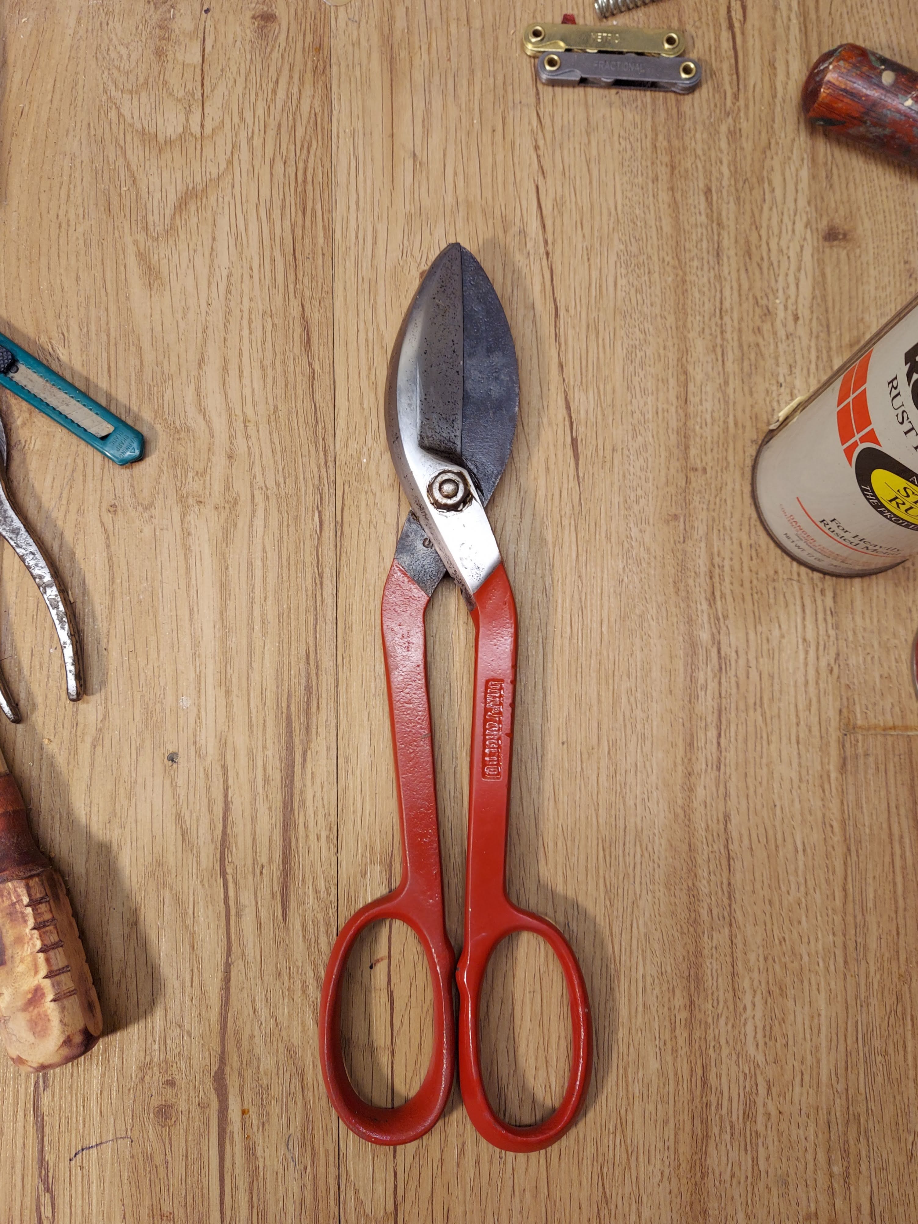 Vintage Tin Snips Restoration