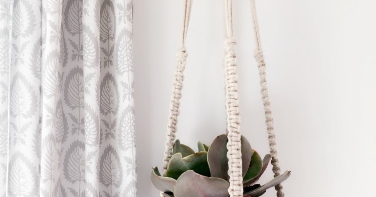 Tutorial Porta Macetas de Macramé / DOS CASAS