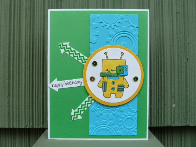 Designs by Dragonfly: Birthday Card ~ Another Bot {2nd Post}