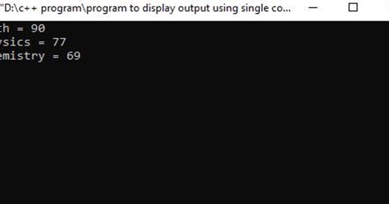 Write A Program To Display Output Using A Single Cout Statement Mohidur Rahman Lalon