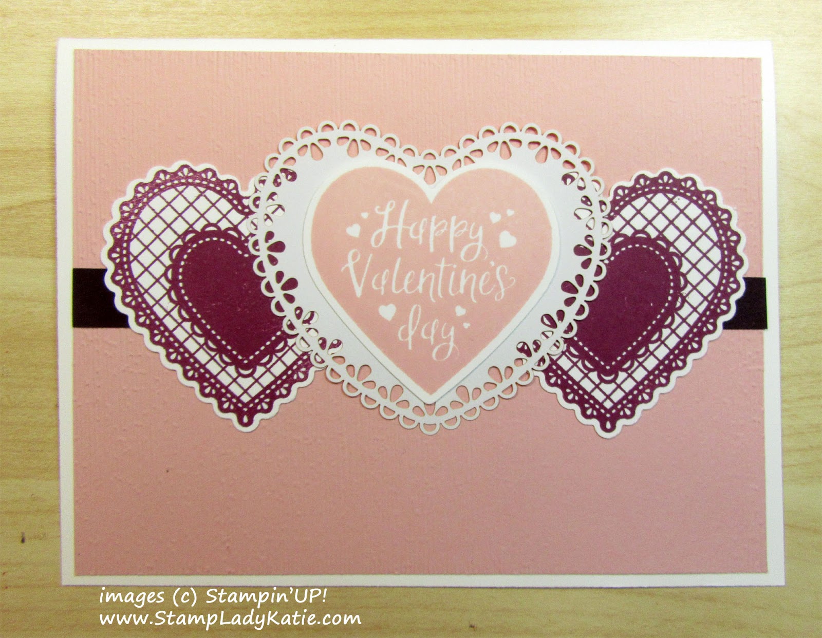 StampLadyKatie.com: Heart Trio Valentine