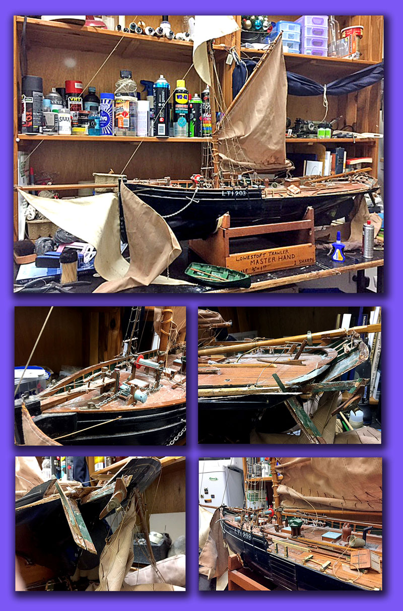 Maritime Model Museum: LOWESTOFT FISHING BOAT "MASTER HAND"