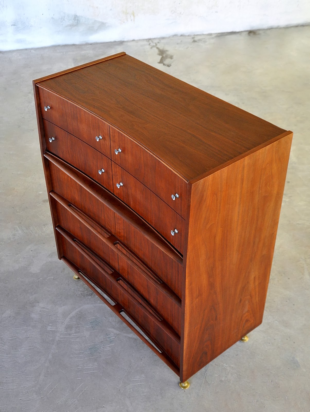 SELECT MODERN: Mid Century Highboy Dresser or Gentleman's Chest