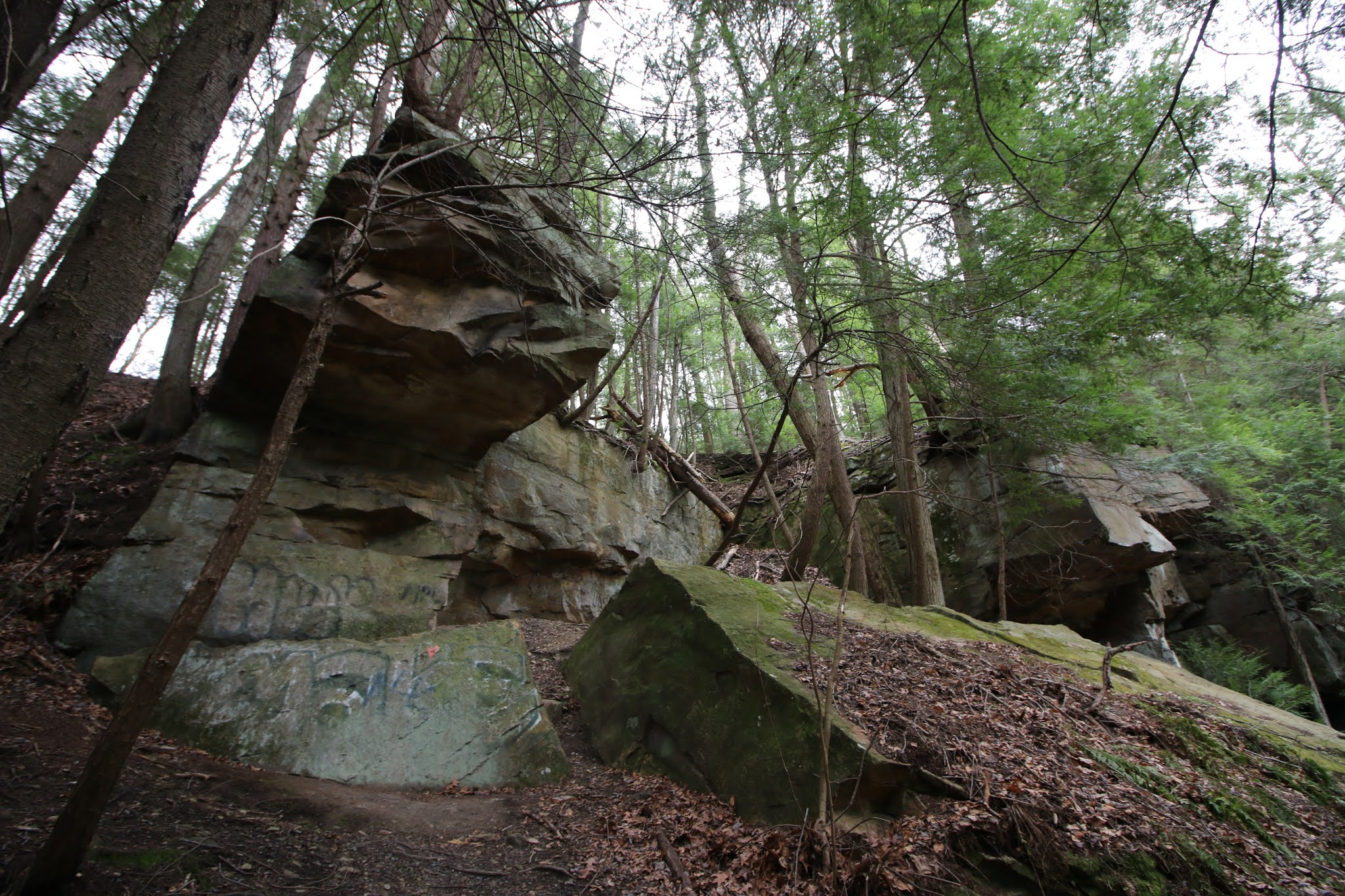 Frew Mills Falls Area of Slippery Rock Creek and Grant City Falls ...