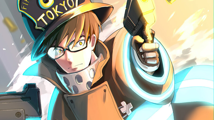 Fire Force, Takehisa, Hinawa, 4K, #8.456 Wallpaper PC Desktop