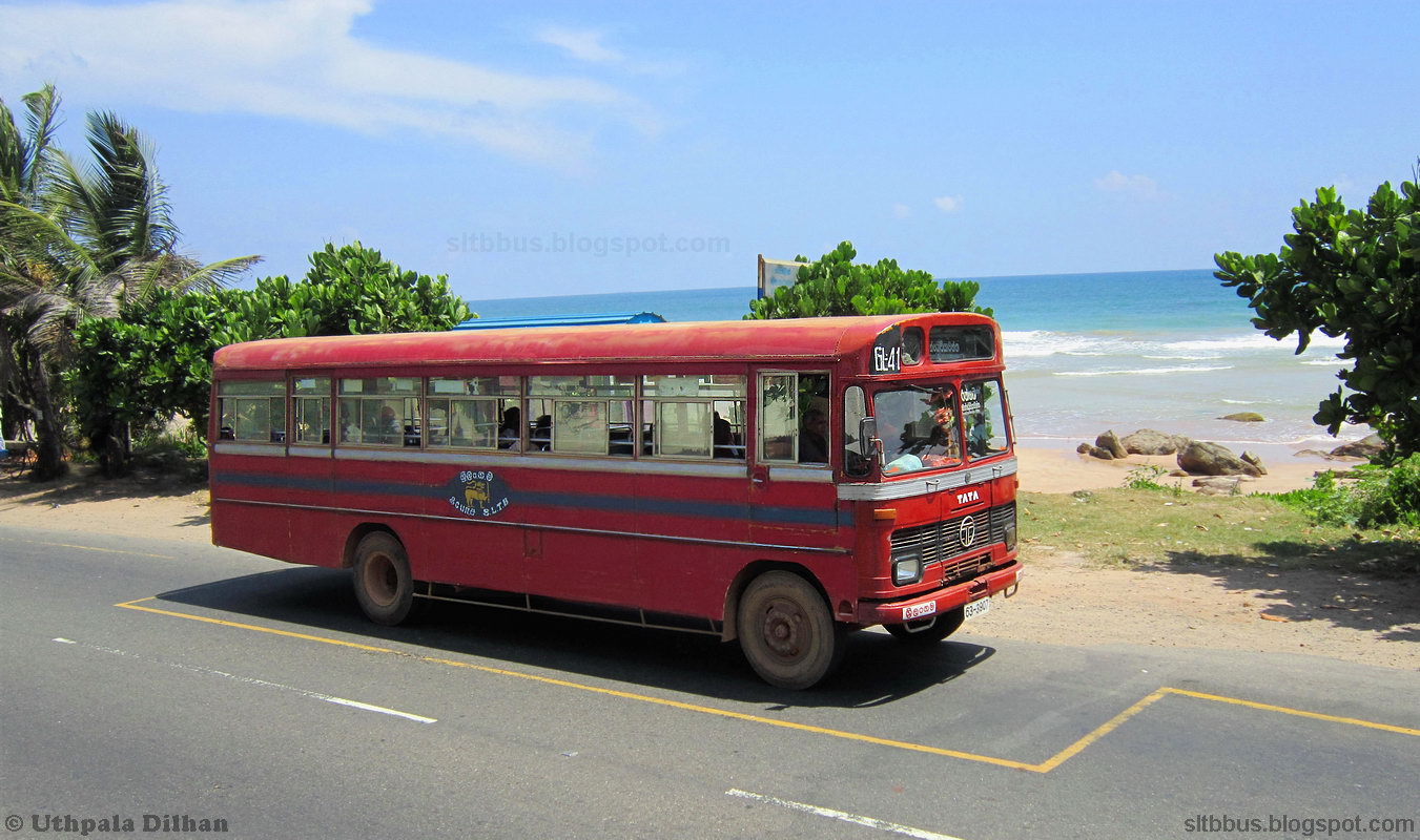 SLTB buses - ශ්‍රී ලංගම බස්: Ruby bodied TATA LP 1510/52 bus from SLTB ...