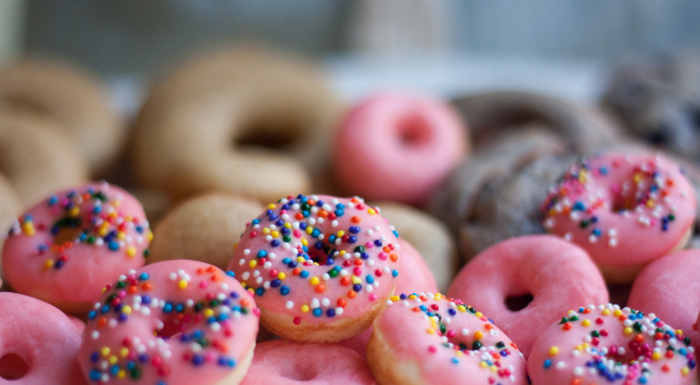 Mini Delicious Pink Vegan Donuts - Laughing Socrates