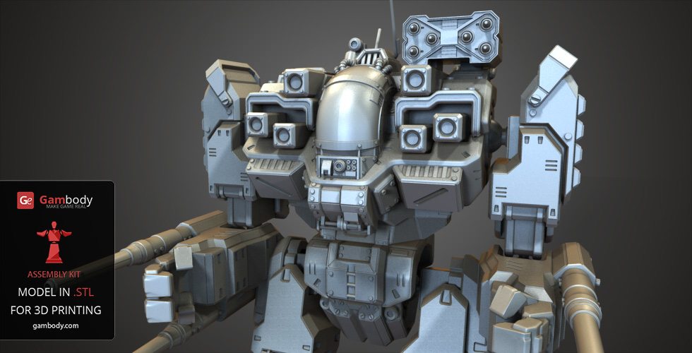 MechWarrior - Battlemaster 3D Printable Model | Nixon's 3D Models