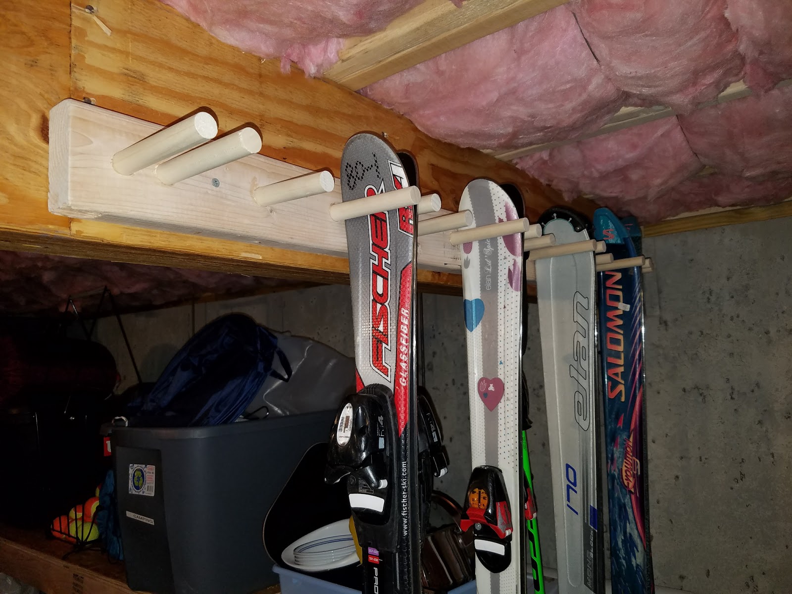 Build your own Ski Storage Rack