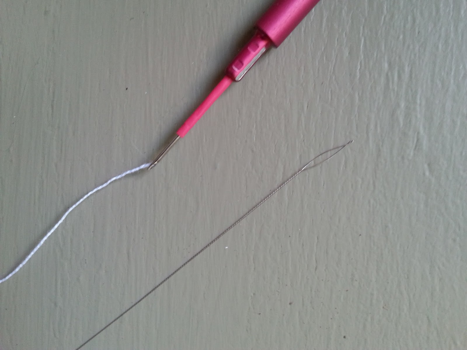 Punch Needle Tips at Briar Cottage: Threaders-Threading your Needle