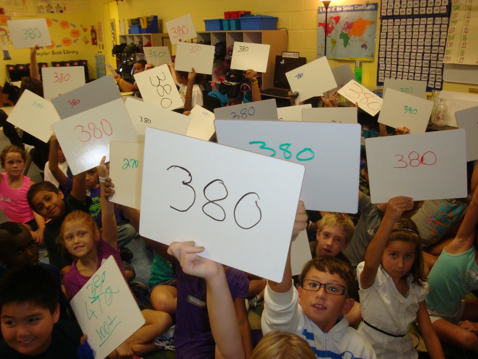 Solar Power!: Math Skills Block Individual Response Boards