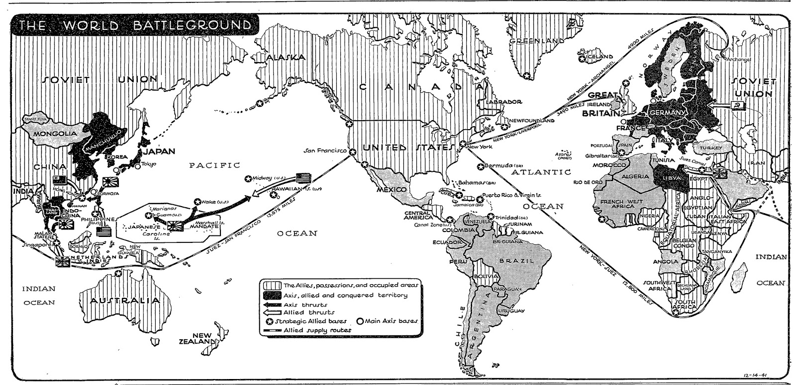 1941. "World War II: America Enters It"