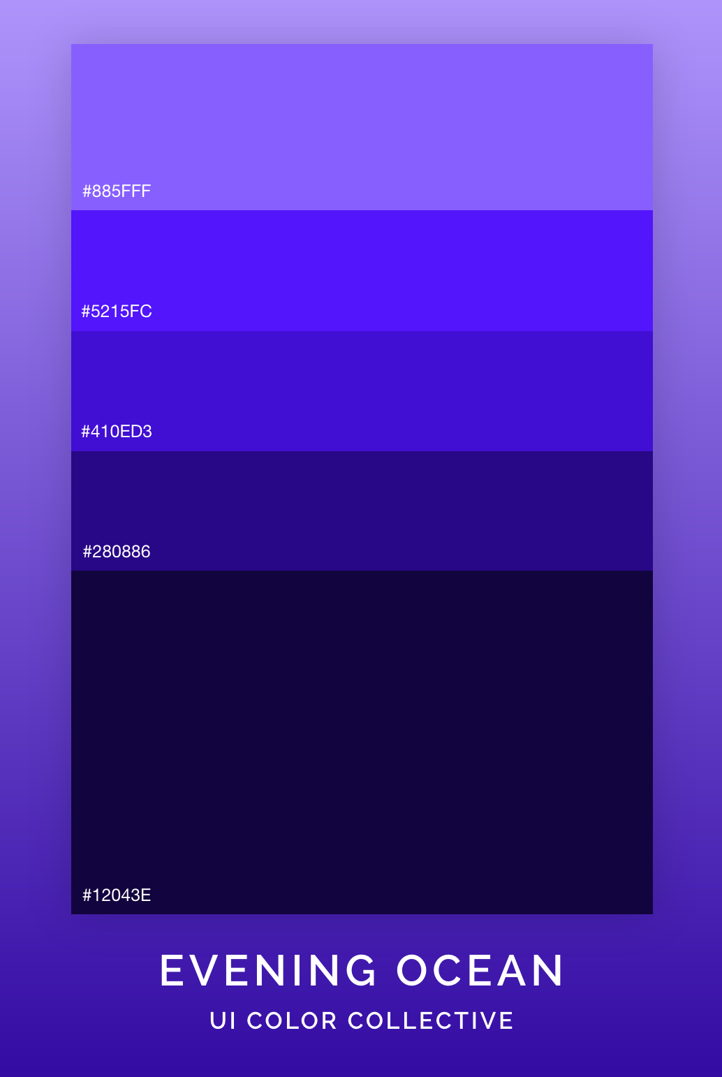 Evening Ocean Color Palette