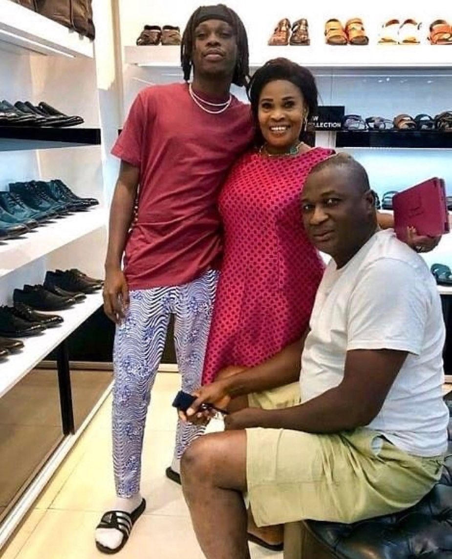 Photo of Fireboy DML and his real Parents