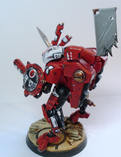 The Way of the Brush: Custom W40K "Commander Farsight"