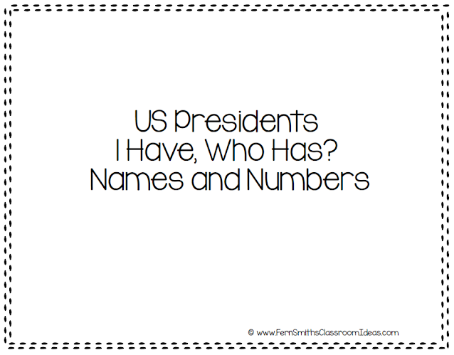 Planning For Presidents' Day? - Fern Smith's Classroom Ideas!