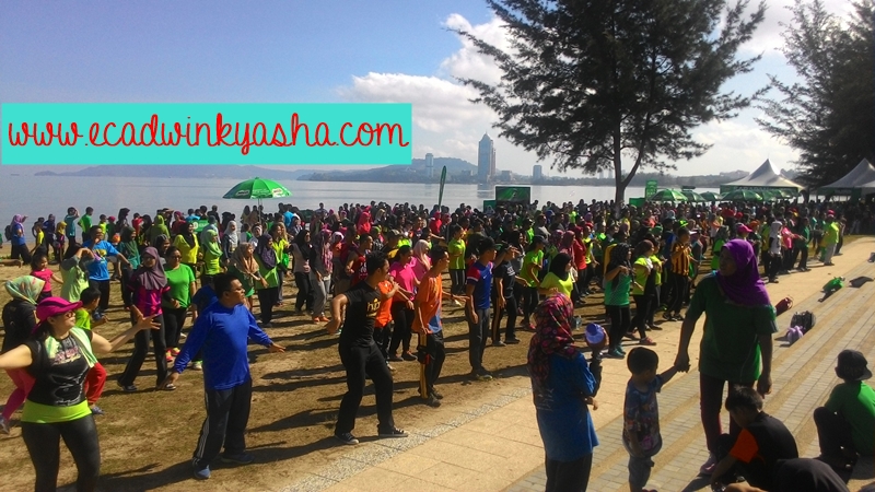 Hari Sarapan MILO Malaysia 2016 di Kota Kinabalu.