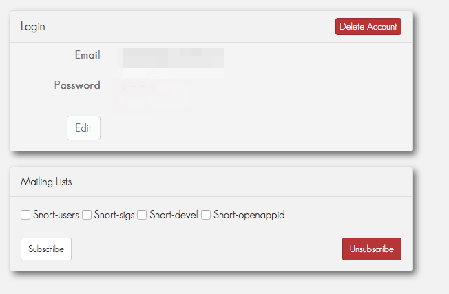 Snort Blog: Snort.org update, user accounts, and mailing list assistance