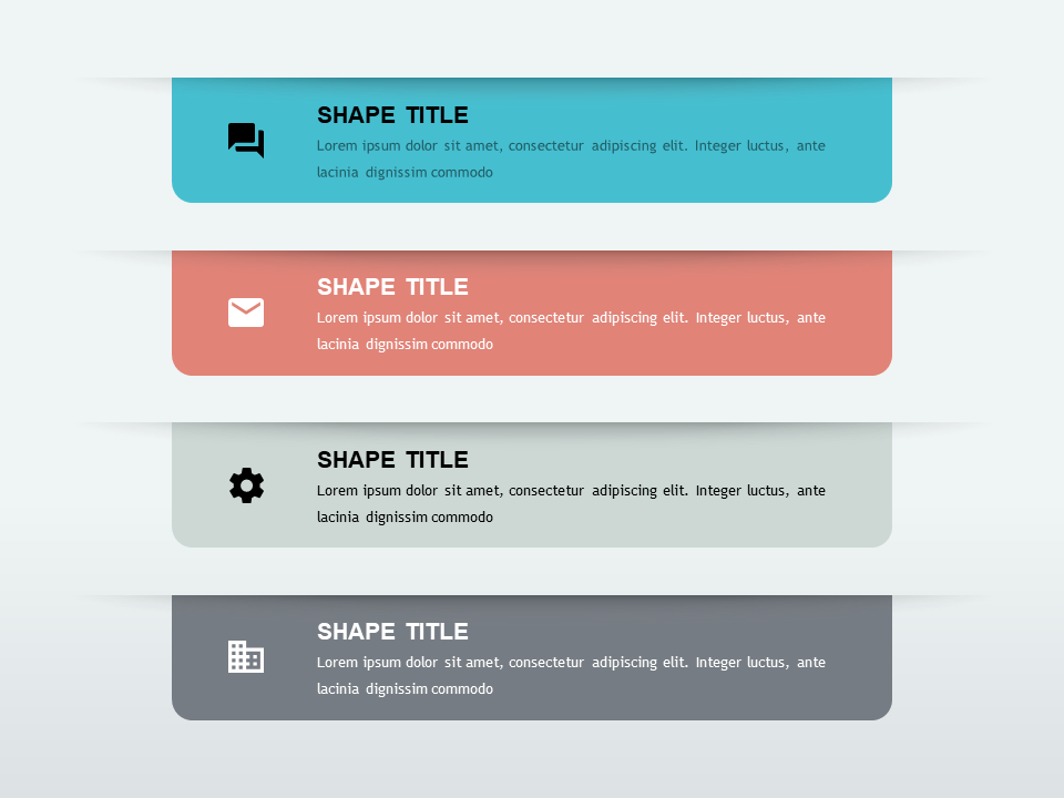 Vertical List Icon PowerPoint Templates - PowerPoint Free