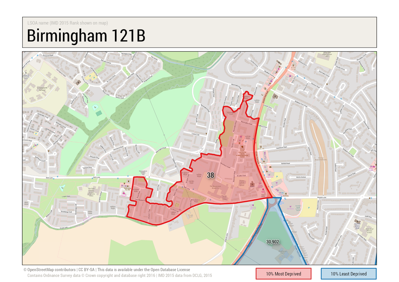 Stats, Maps n Pix: Deprivation and affluence, cheek-by-jowl