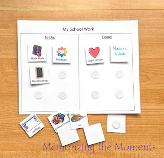 Memorizing the Moments: Visual Homeschool Pre-K Schedule