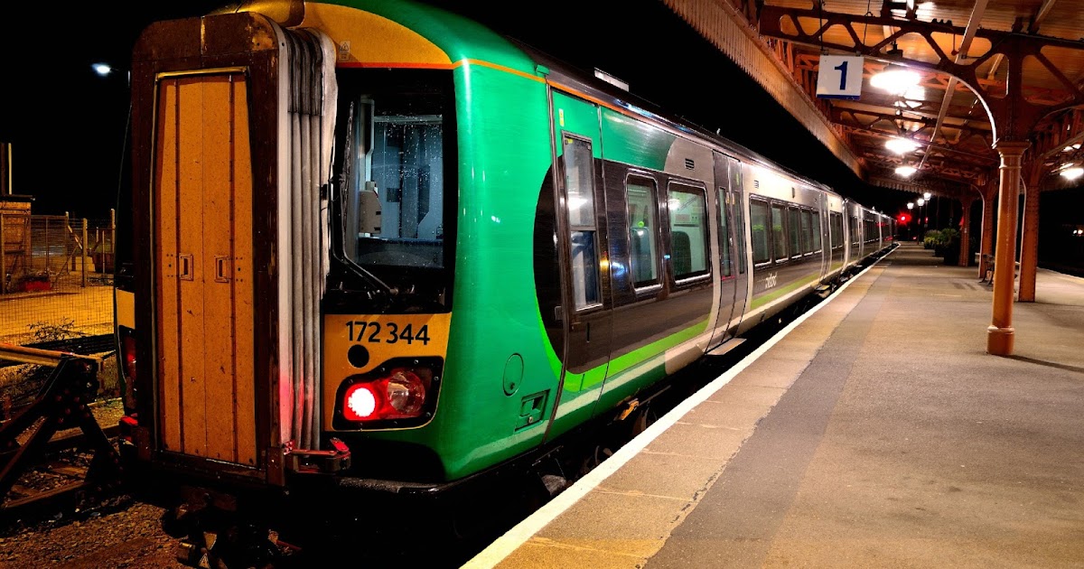 'Along These Tracks' Train Photos Site : Night Photo Class 172344 ...