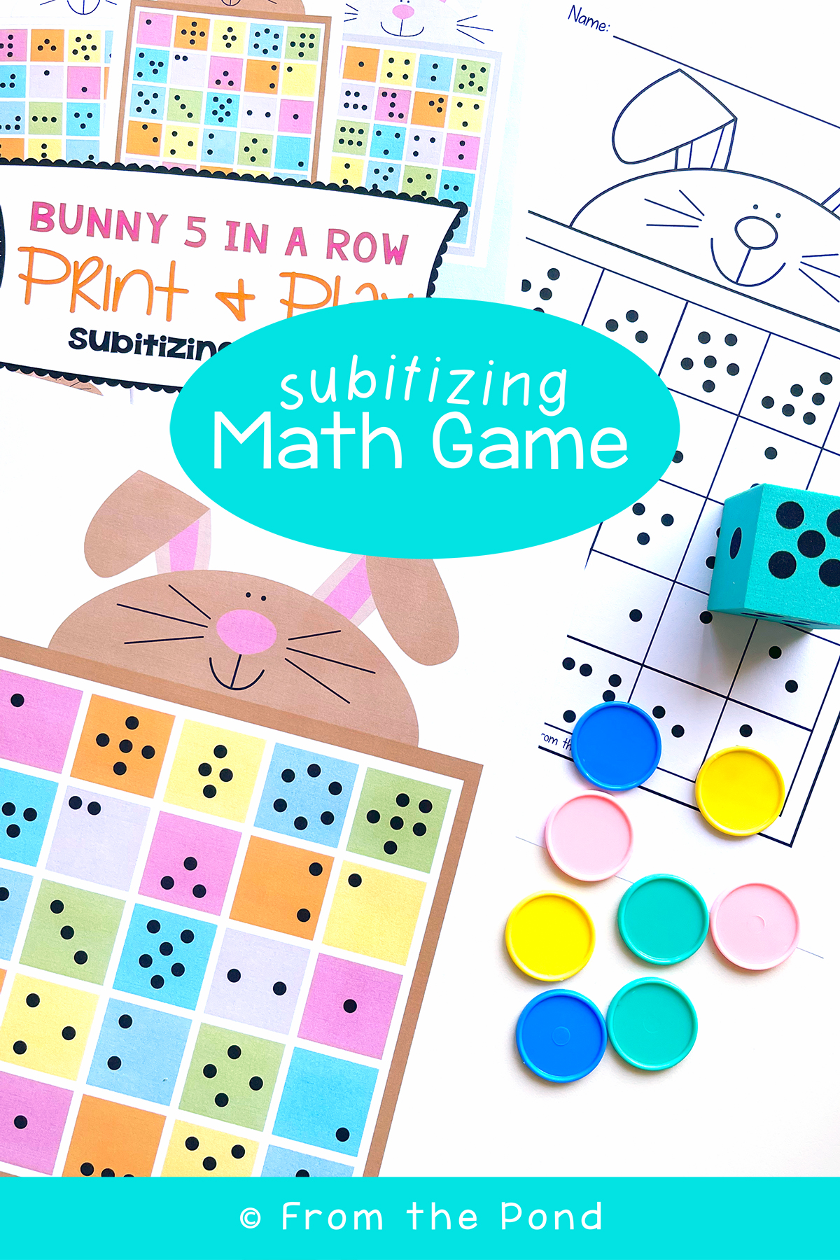 Subitizing Non Standard Patterns to 6 | From the Pond