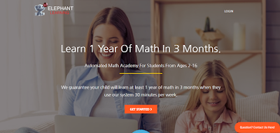 Training Children up for Christ: Elephant Learning Math Academy/ TOS Review