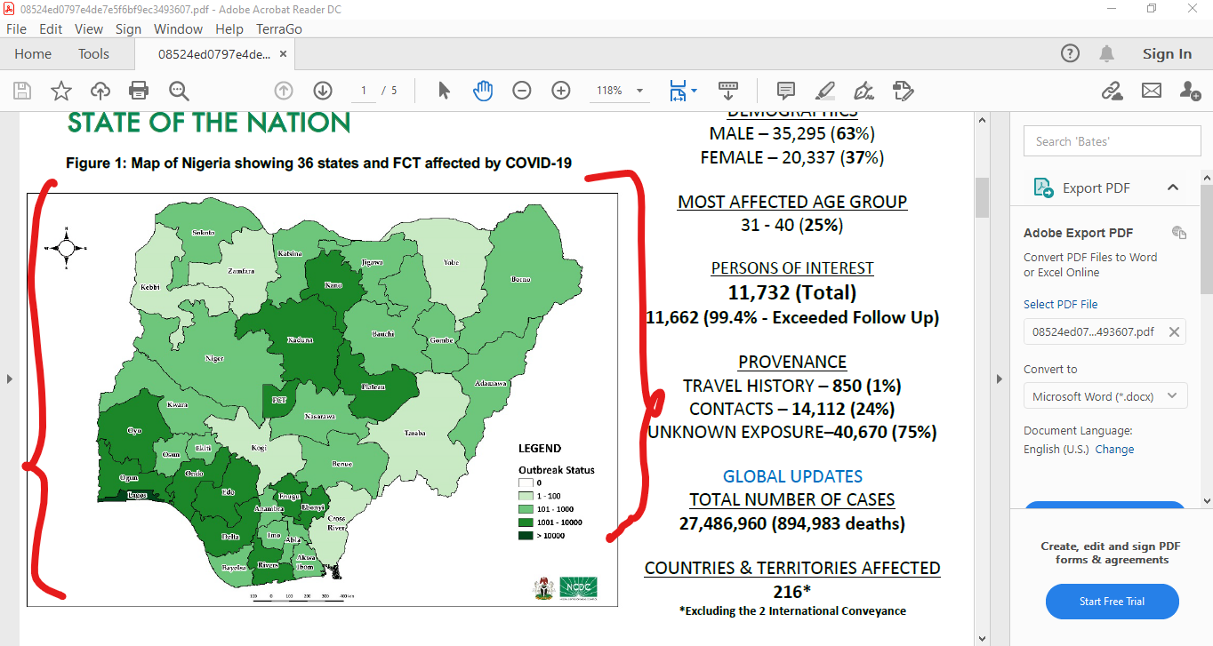 Geospatial Solutions Expert: Recreating NCDC Covid-19 GIS Maps