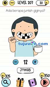 Brain Test : Level 201 202 203 204 205 206 207 208 209 210 Kunci ...