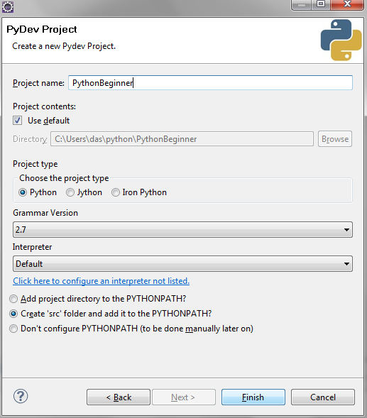 Programmers Sample Guide Python Beginner Tutorial Using Eclipse Pydev Plugin
