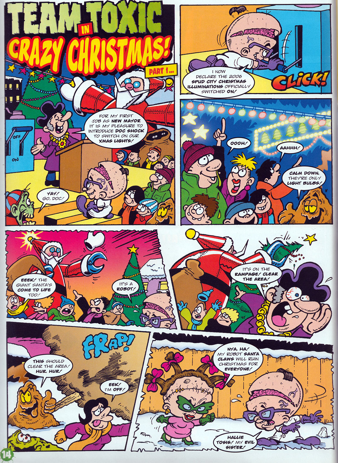 Lew Stringer Comics: Team Toxic in Crazy Christmas! (2006)
