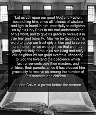 a prayer before the sermon