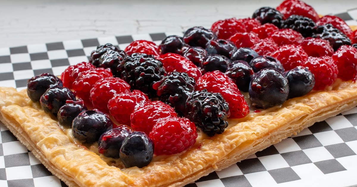 Rustic berry tart