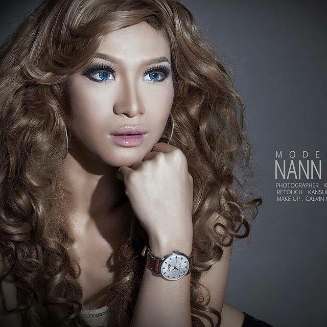 Nan Wai Wai Tun - Topless Blond Girl Poses ~ Myanmar Model Girls Photos