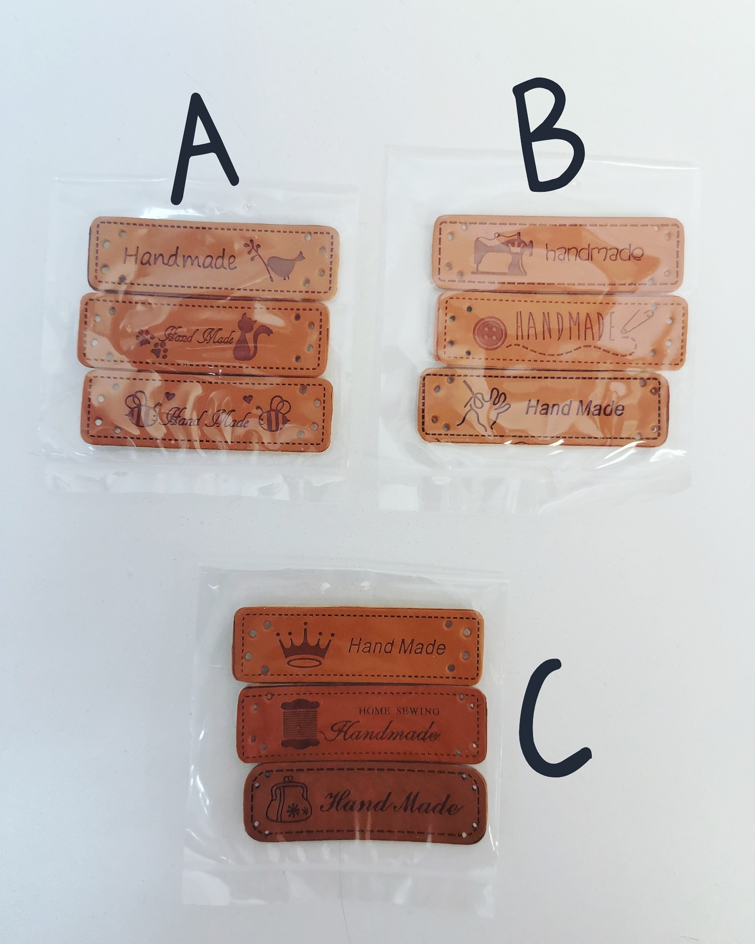 Little Craft House , Penang : AL1026 Handmade PU Label