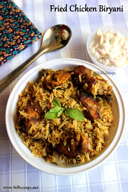 Fried Chicken Biryani | Chicken 65 Biryani | Biryani Recipes ~ Full ...