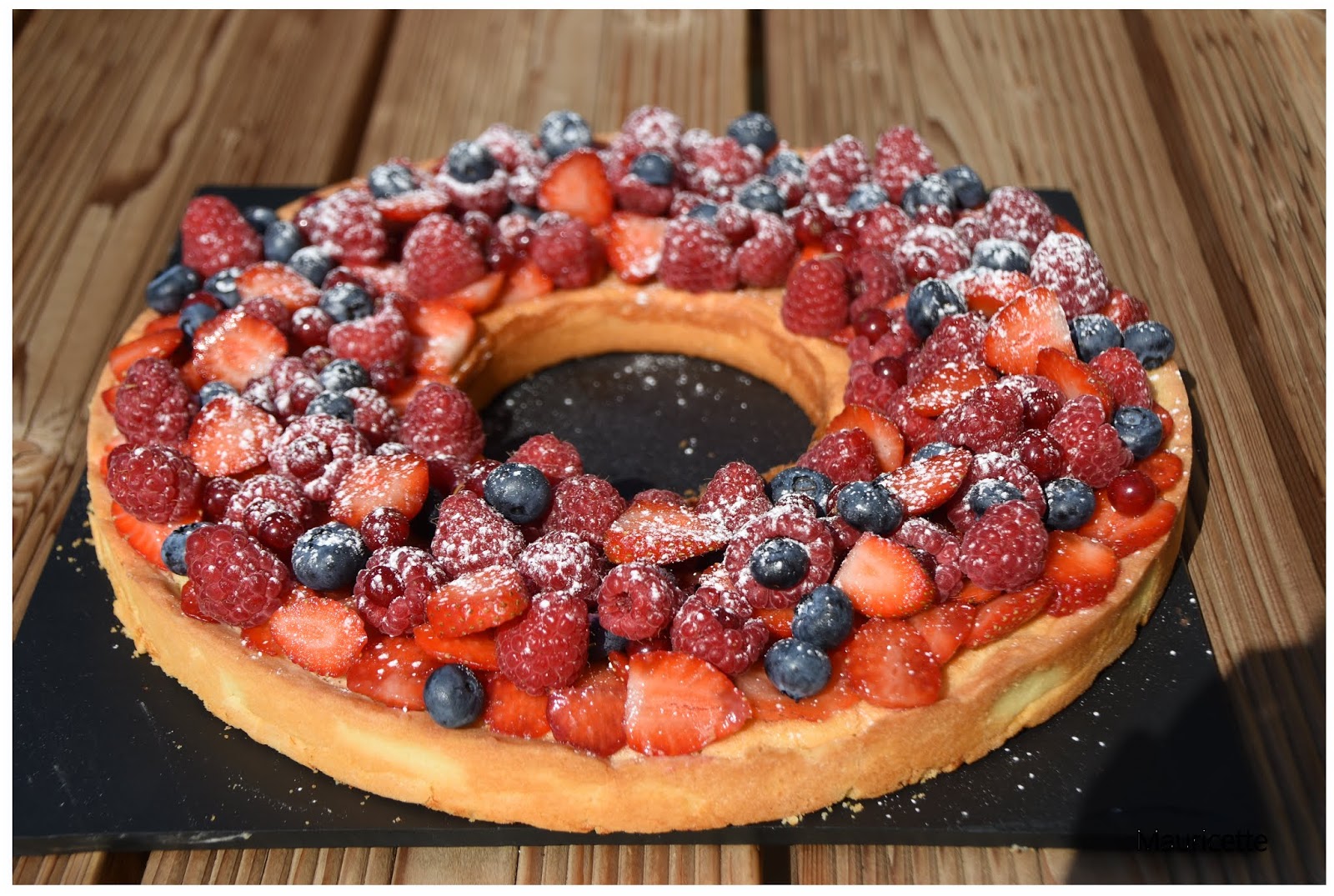 Tarte aux fruits rouge