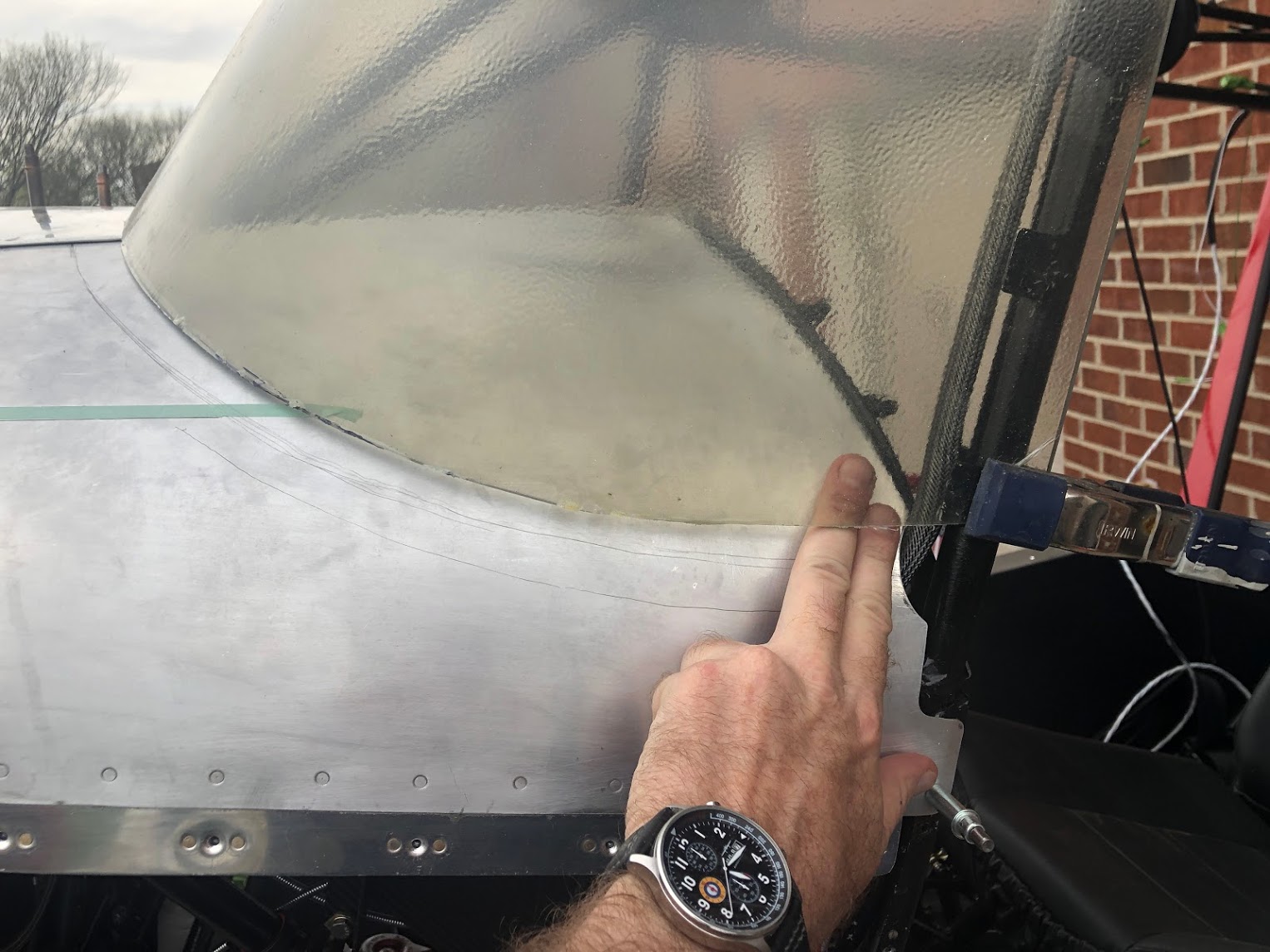 N6408C Bearhawk 4 Place Builders Log: Installing the Windscreen ...