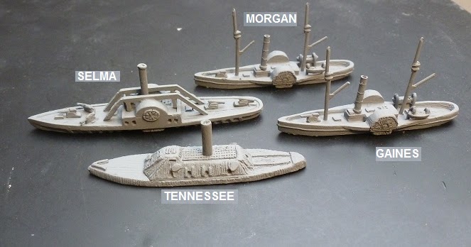 10mm Wargaming: ACW Ironclads by Pithead Miniatures