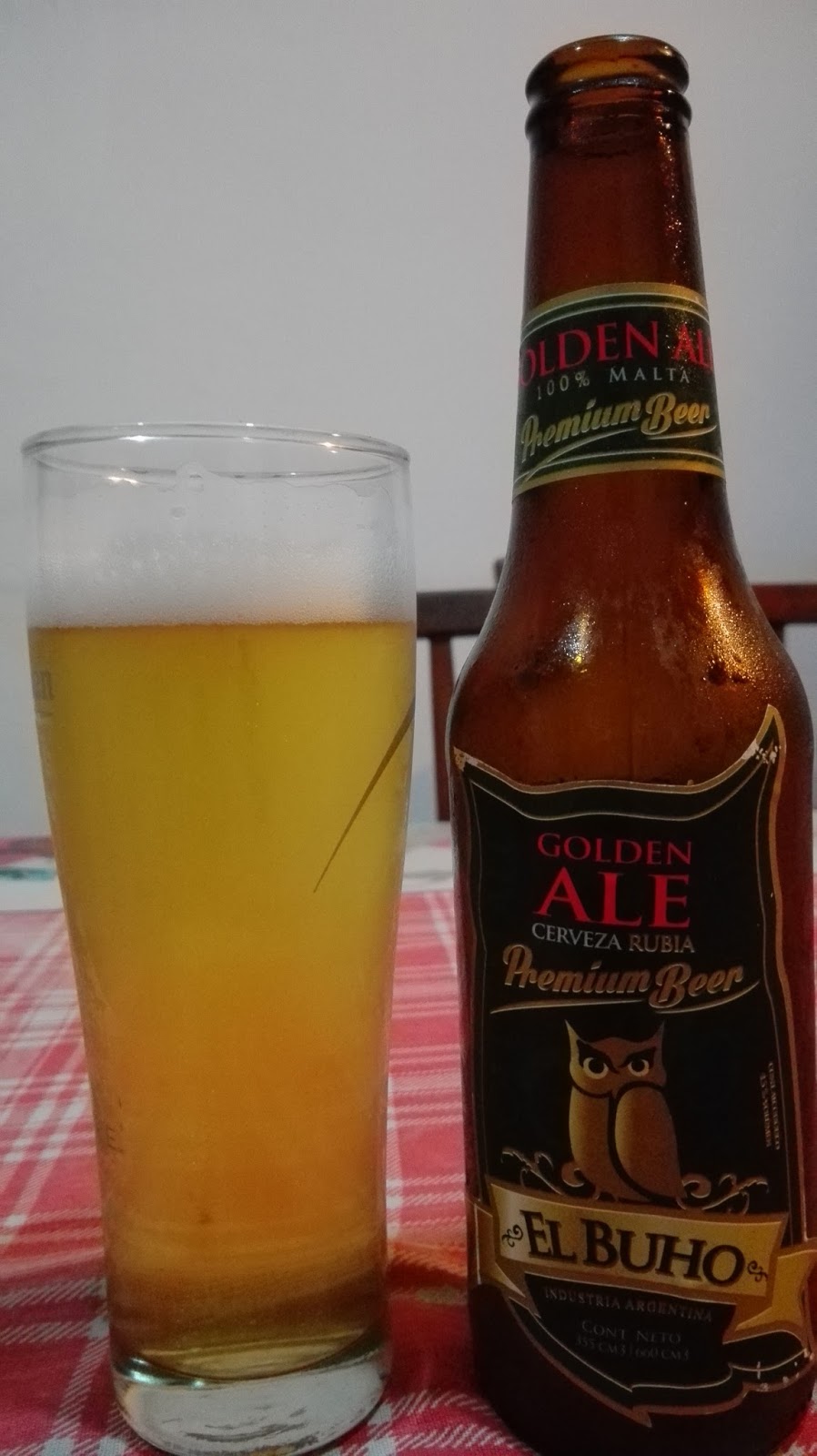 CERVEZAS PARA TODOS: El Buho Golden Ale
